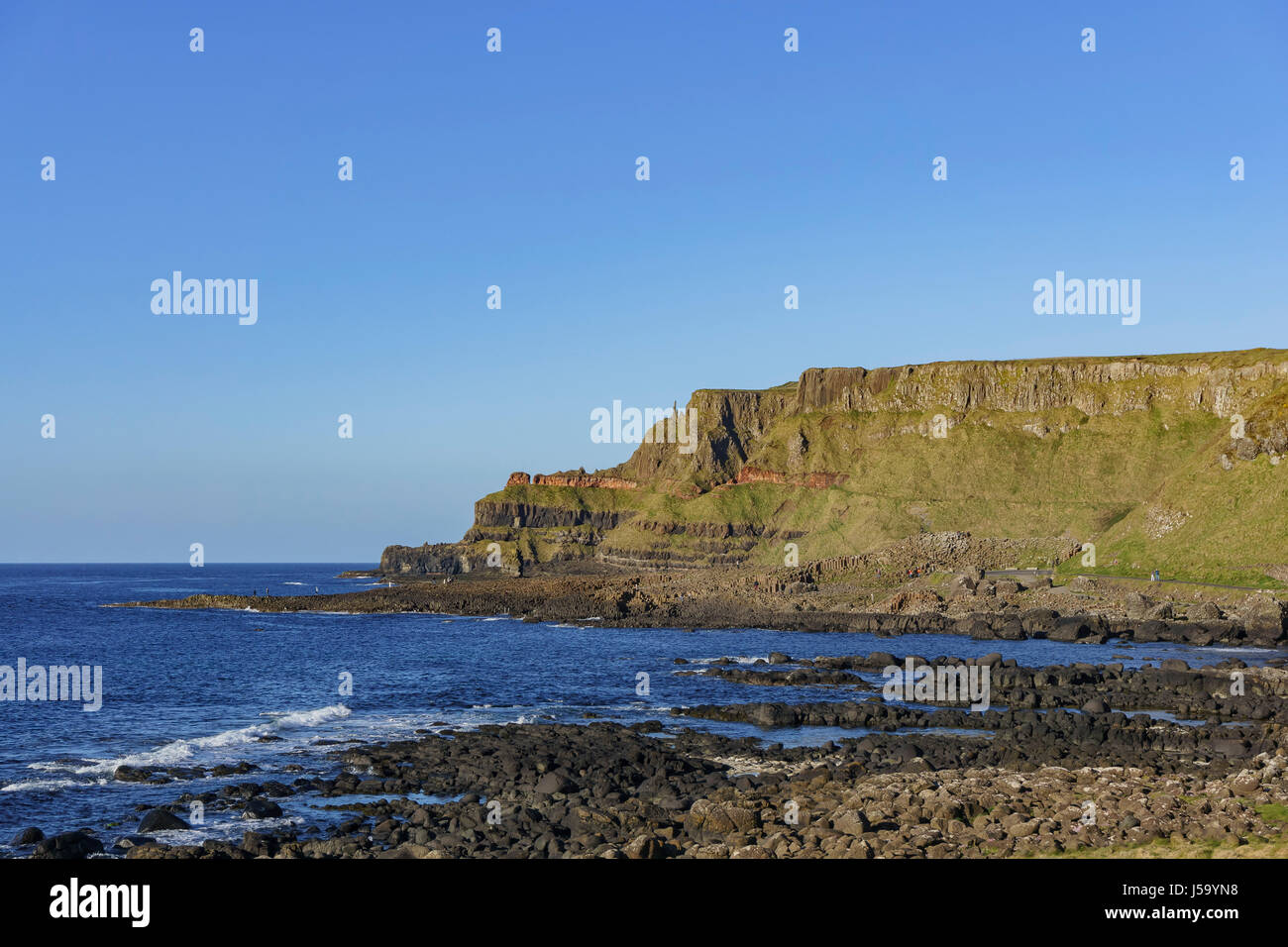 Ireland, MAY 8: The famous ancient volcanic eruption - Giant's Causeway ...