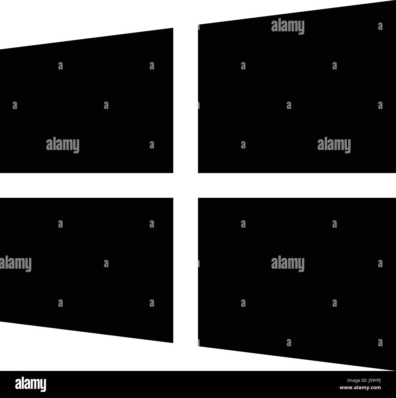 Microsoft windows logo Black and White Stock Photos & Images - Alamy