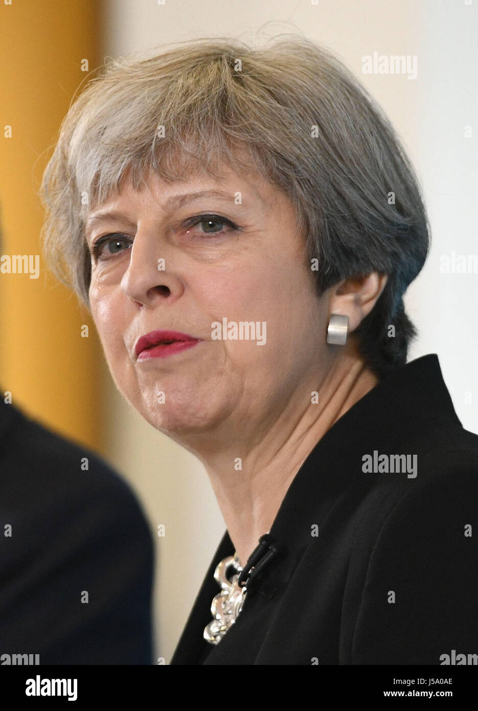 Prime Minister Theresa May during a general election campaign event in ...