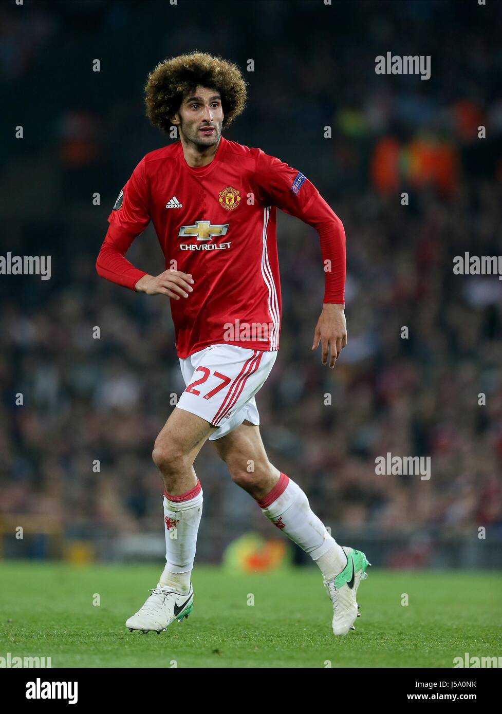 MAROUANE FELLAINI MANCHESTER UNITED FC OLD TRAFFORD MANCHESTER ENGLAND ...