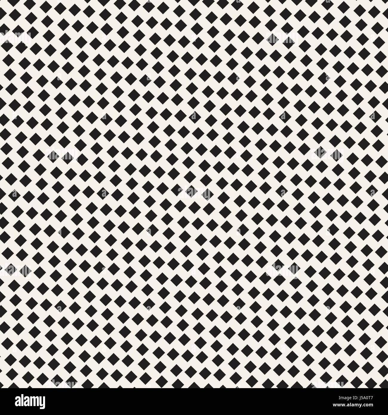 Repeatable geometric grid texture. Vector seamless mesh pattern. Monochrome zigzag edgy lines ...