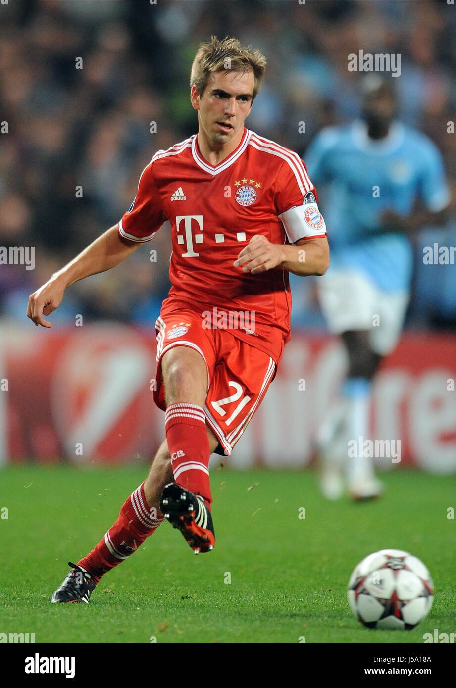 PHILIPP LAHM BAYERN MUNICH FC BAYERN MUNICH FC ETIHAD STADIUM ...