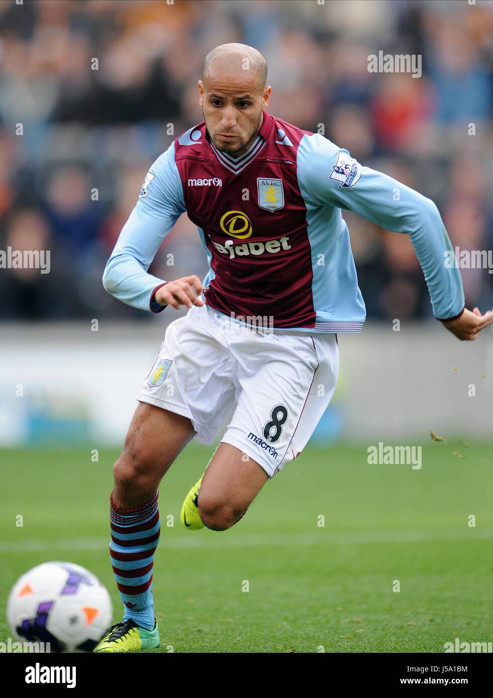 KARIM EL AHMADI ASTON VILLA FC KC STADIUM HULL ENGLAND 05 October 2013 ...