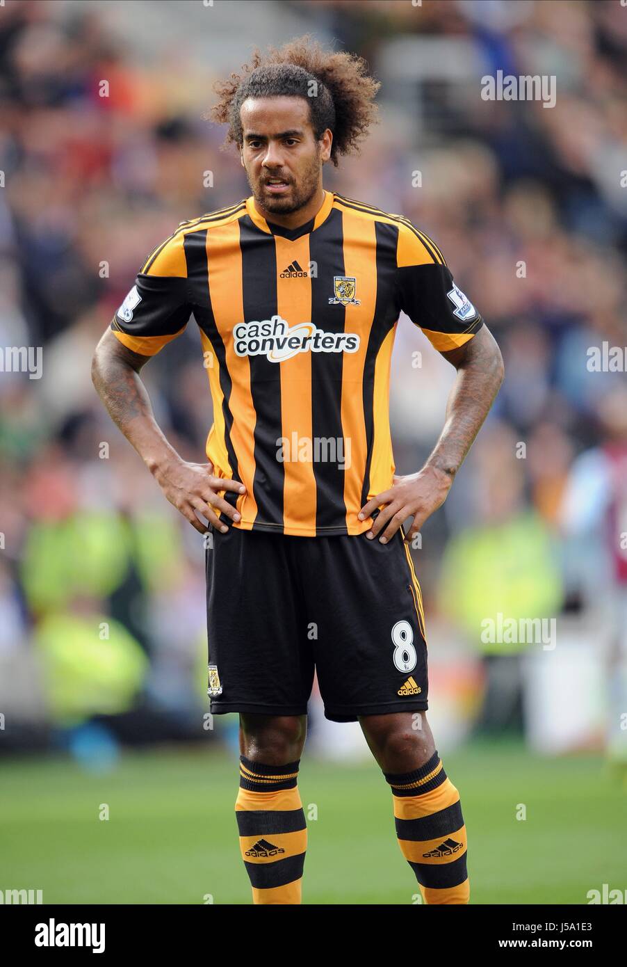 TOM HUDDLESTONE HULL CITY FC HULL CITY FC KC STADIUM HULL ENGLAND 05 ...