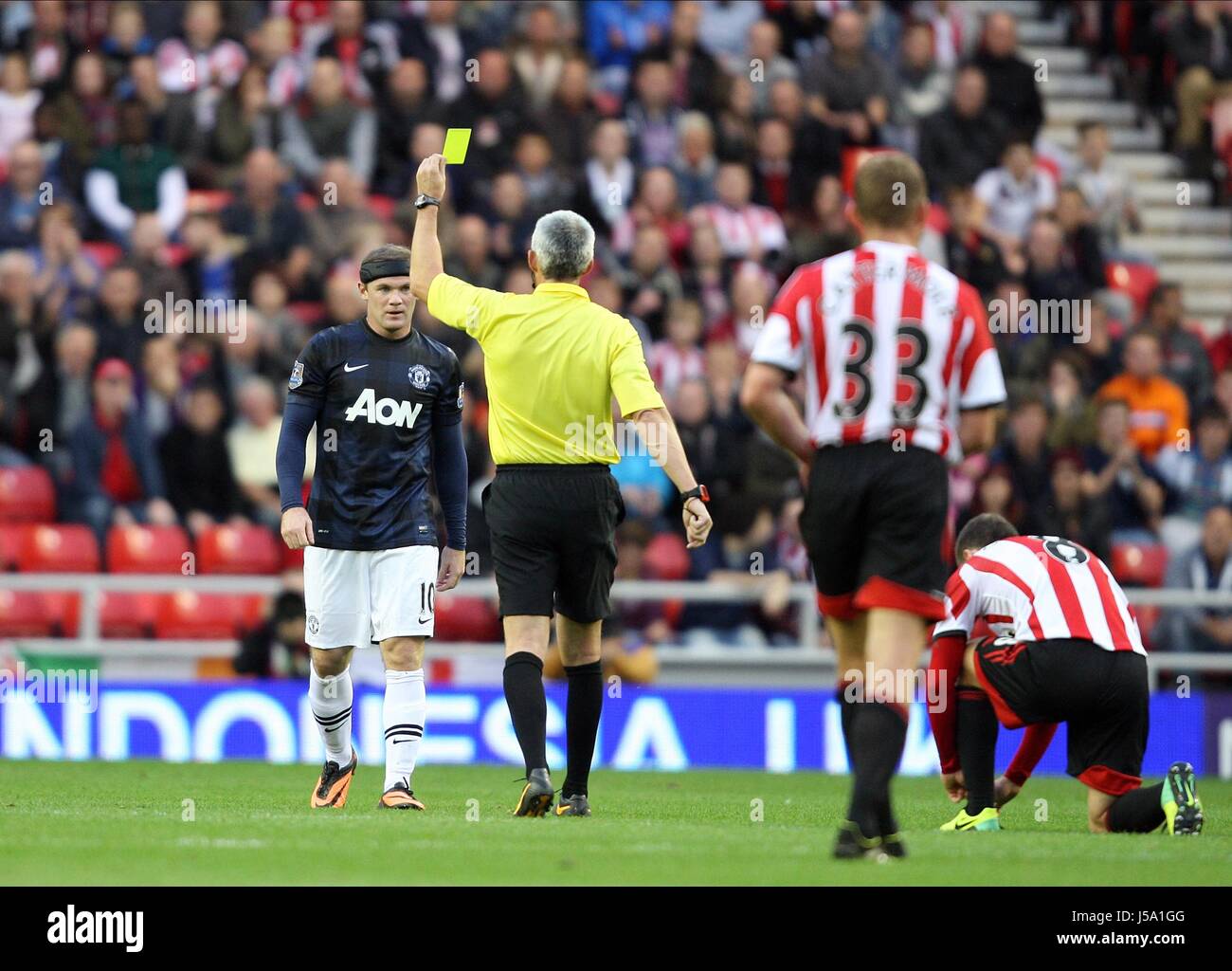 CHRIS FOY , WAYNE ROONEY, SUNDERLAND V MANCHESTER UNITED, SUNDERLAND V ...