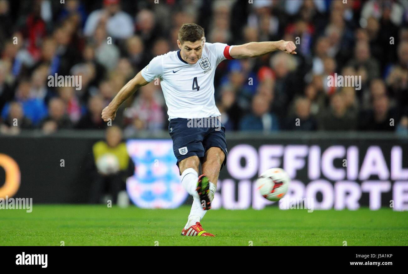 STEVEN GERRARD MONTENEGRO WEMBLEY STADIUM LONDON ENGLAND 11 October ...