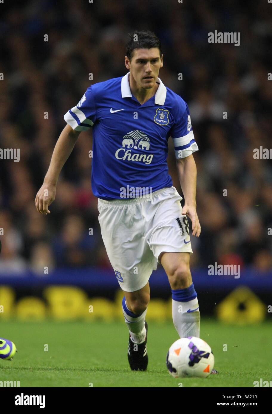 GARETH BARRY EVERTON FC GOODISON PARK LIVERPOOL ENGLAND 19 October 2013 ...