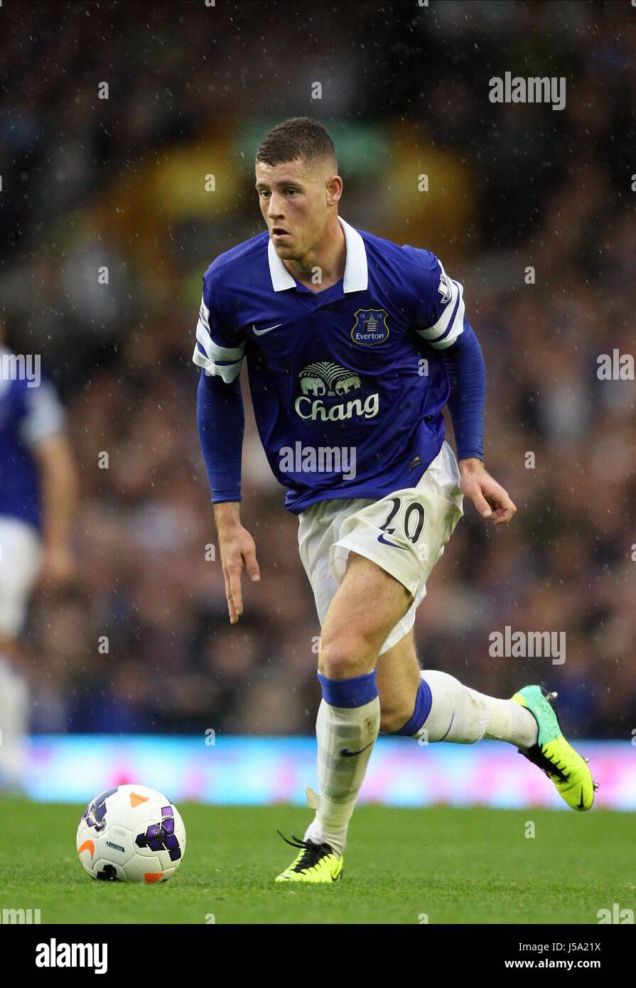 ROSS BARKLEY EVERTON FC GOODISON PARK LIVERPOOL ENGLAND 19 October 2013 ...