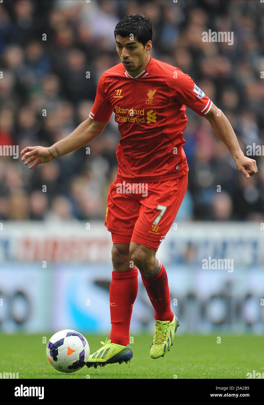 LUIS SUAREZ LIVERPOOL FC LIVERPOOL FC ST JAMES PARK NEWCASTLE ENGLAND ...