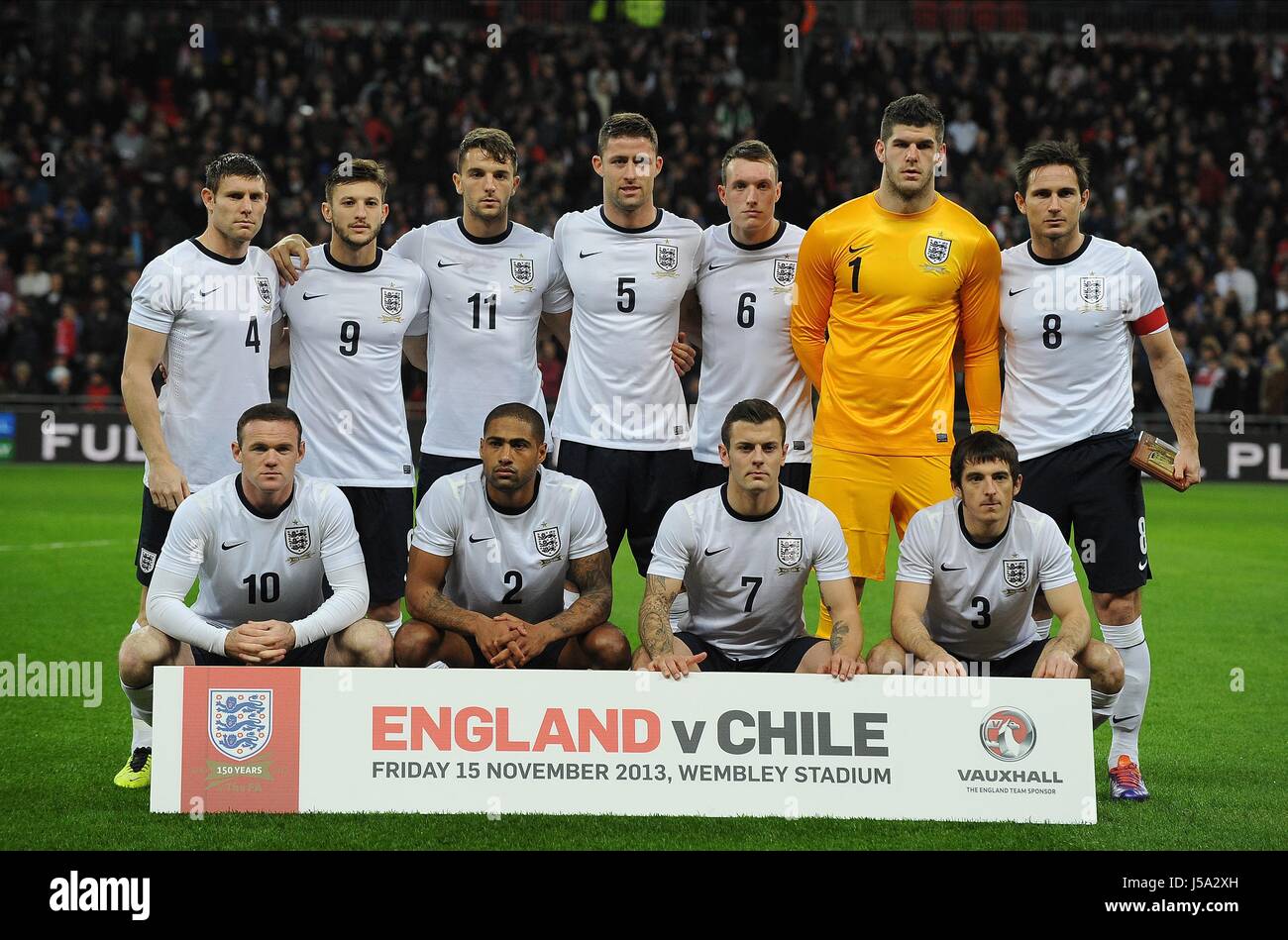 ENGLAND TEAM GROUP ENGLAND V CHILE WEMBLEY STADIUM LONDON ENGLAND 15 ...