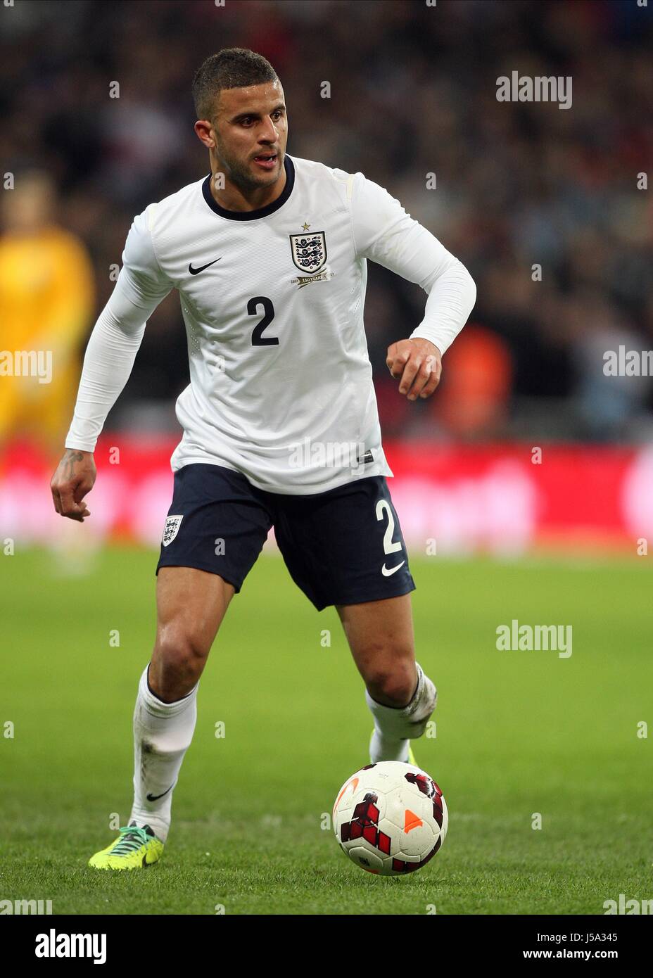 KYLE WALKER ENGLAND WEMBLEY STADIUM LONDON ENGLAND 19 November 2013 ...