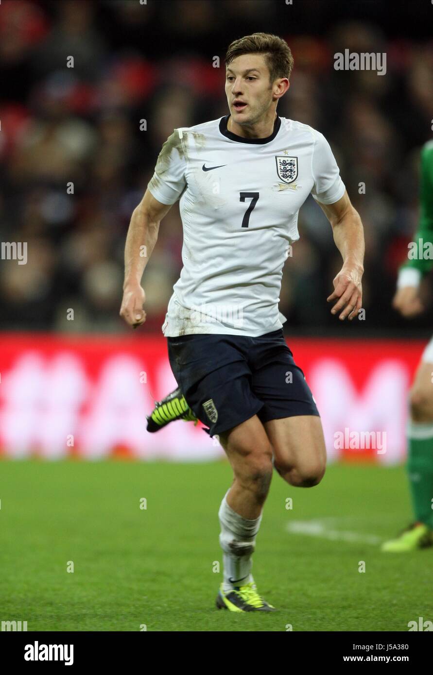 ADAM LALLANA ENGLAND SOUTHAMPTON FC ENGLAND & SOUTHAMPTON FC WEMBLEY ...