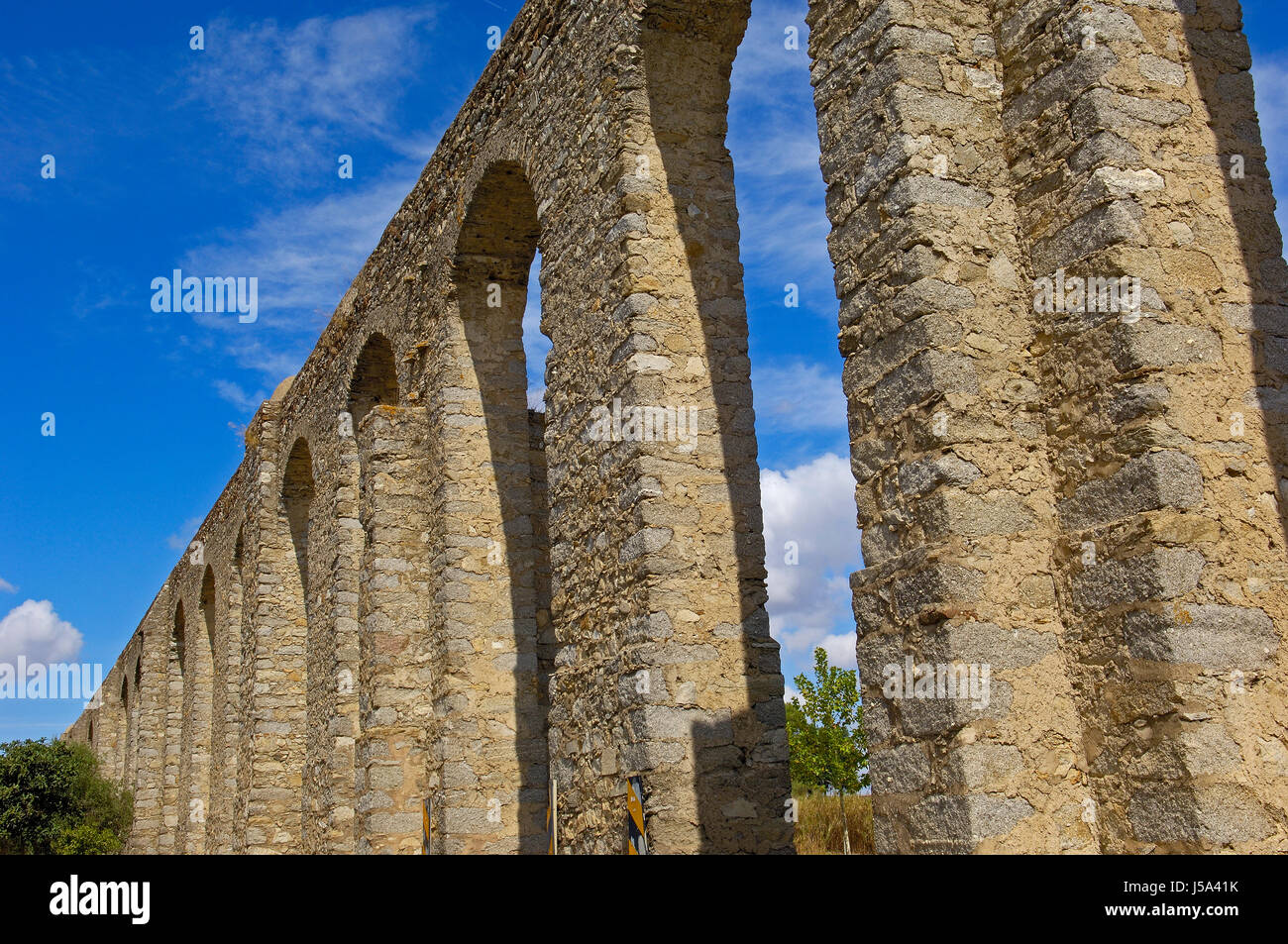 Água de Prata Aqueduct, Évora( UNESCO World Heritage Site). Alentejo ...