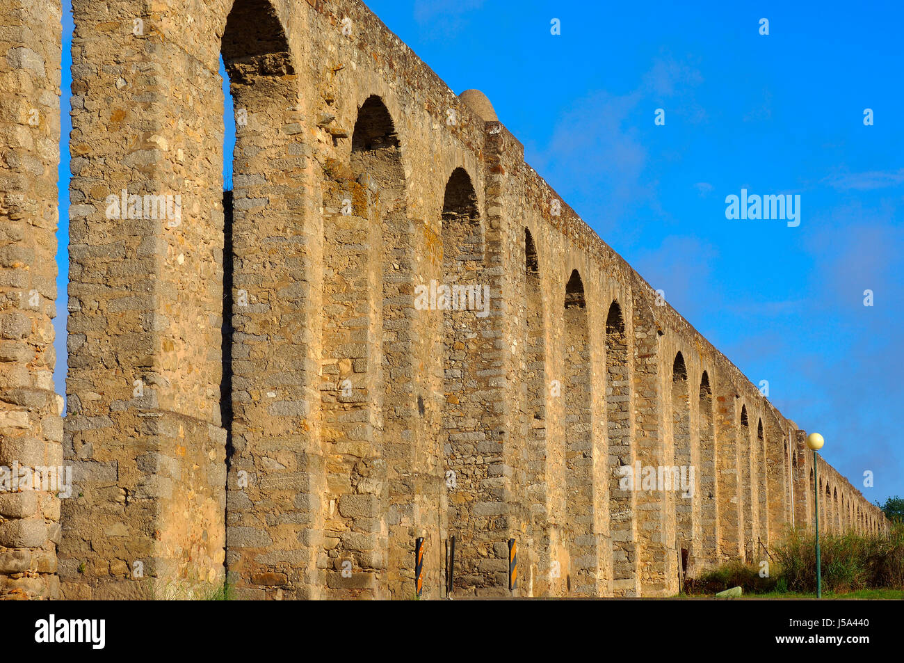 Água de Prata Aqueduct, Évora( UNESCO World Heritage Site). Alentejo ...