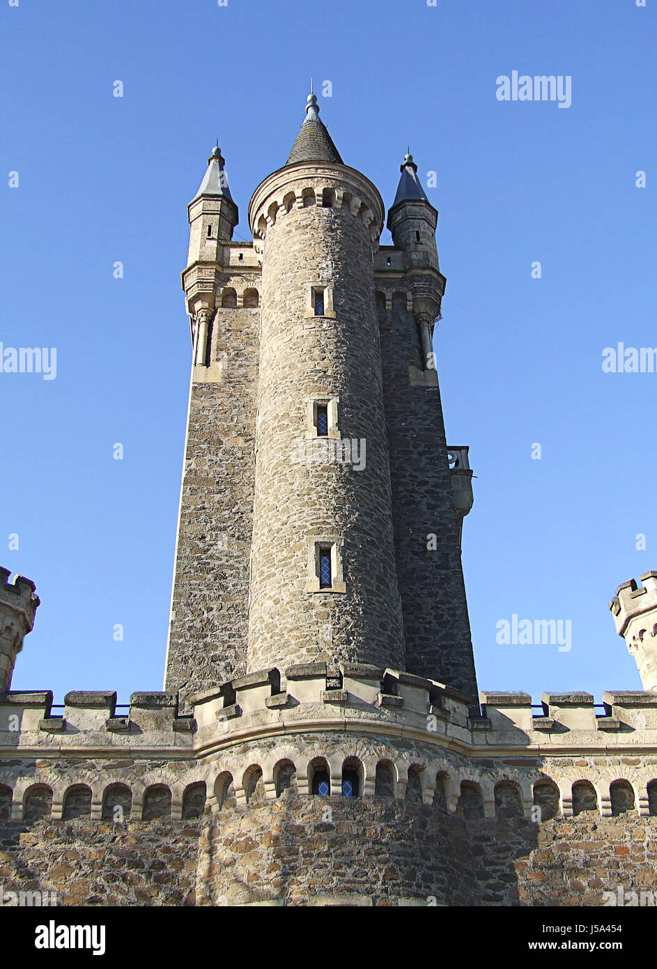 blue tower historical summer summerly sunlight rock sightseeing ...