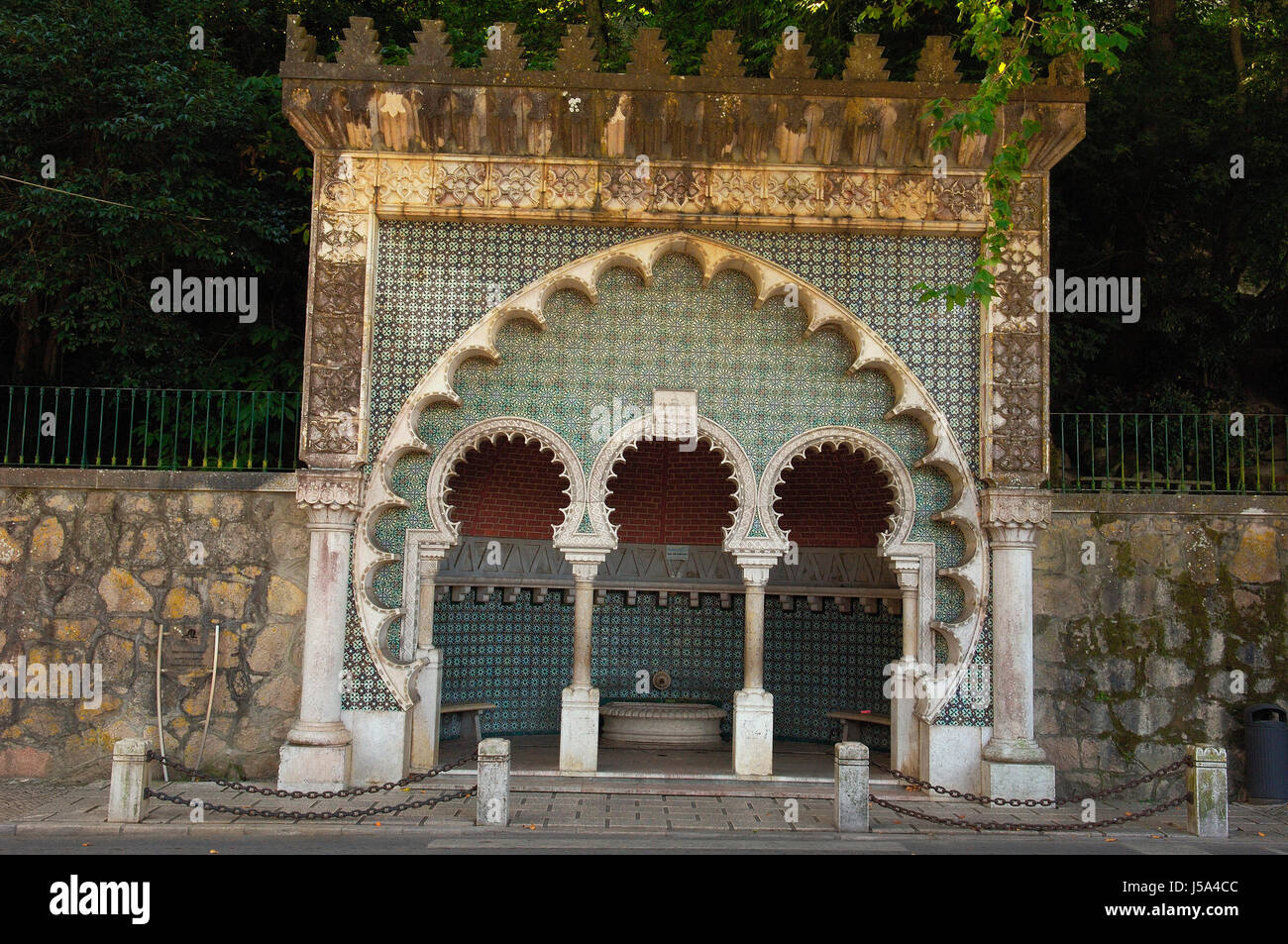 Moorish fountain, Sintra, UNESCO World Heritage Site, Portugal, Europe ...