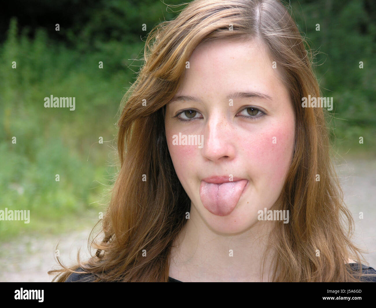 Zunge tongue hi-res stock photography and images - Alamy