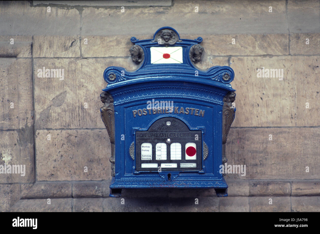 blue historical story antique communication mailbox letter mail ...
