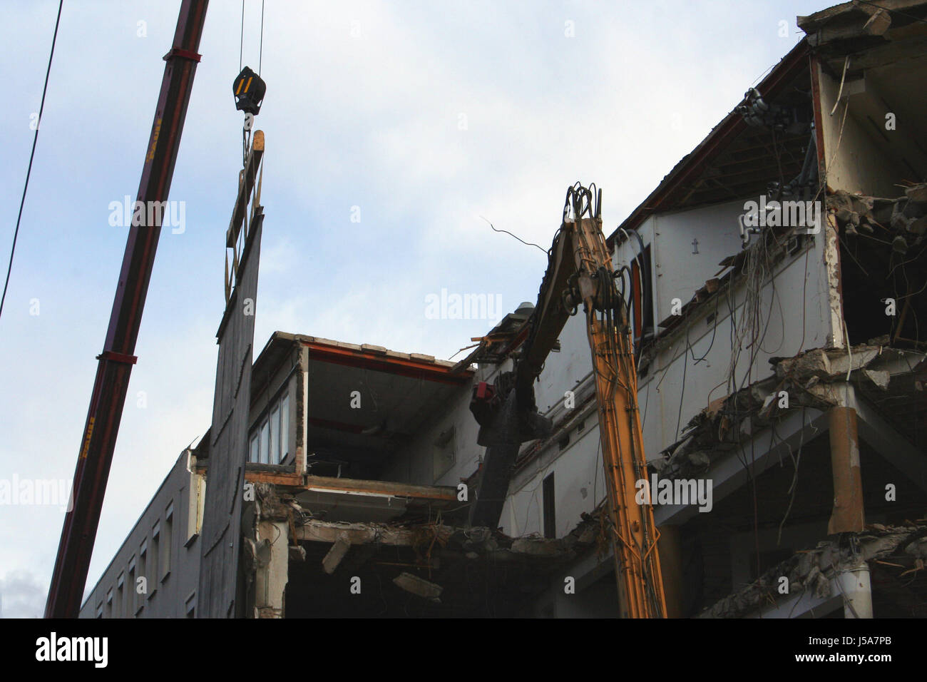 debris demolition scrapping floor dismantling tear off depart rip ...