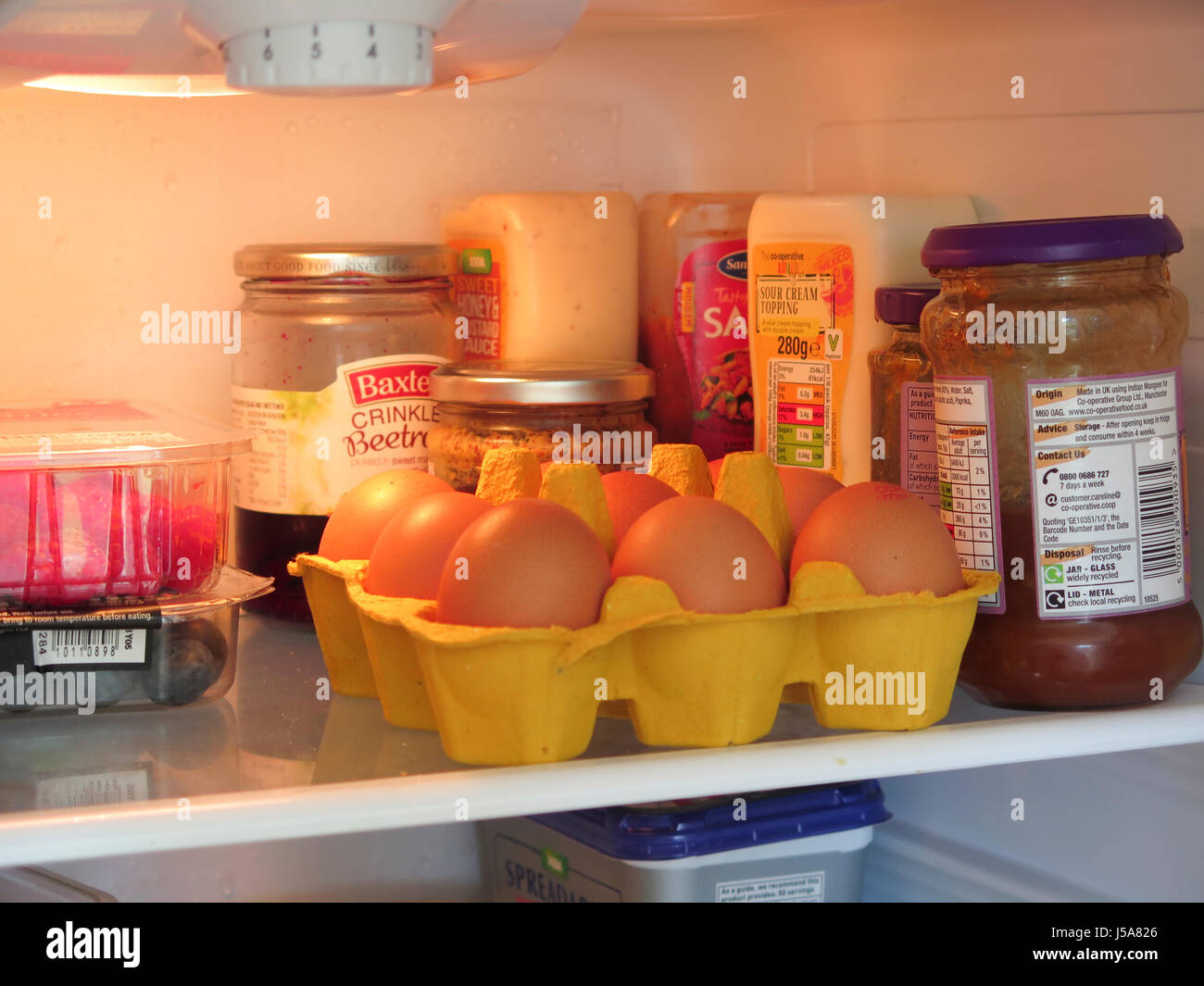 Refrigerator inside jars hi-res stock photography and images - Alamy