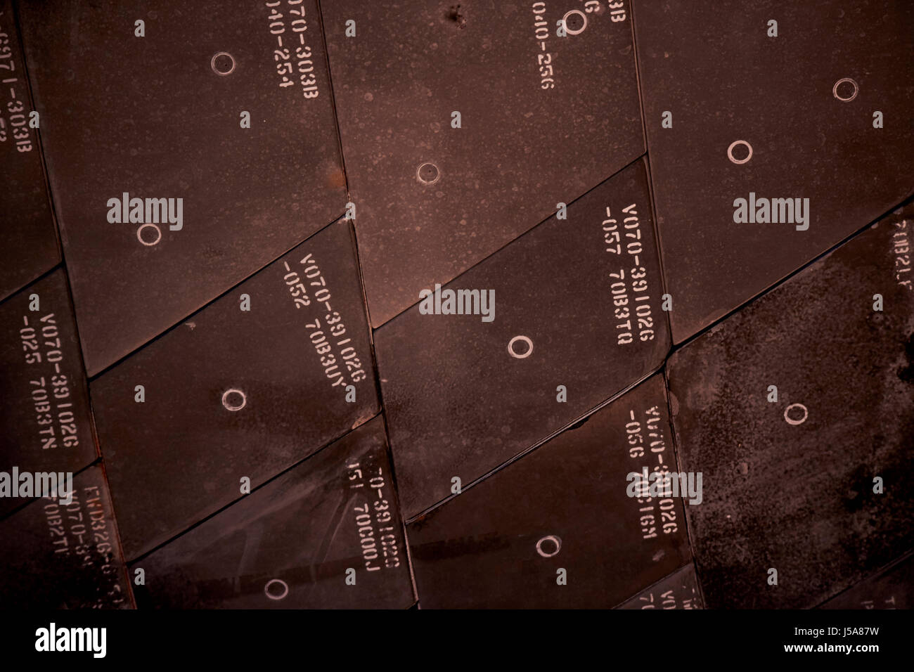 space shuttle orbiter hrsi thermal protection tiles usa Stock Photo - Alamy