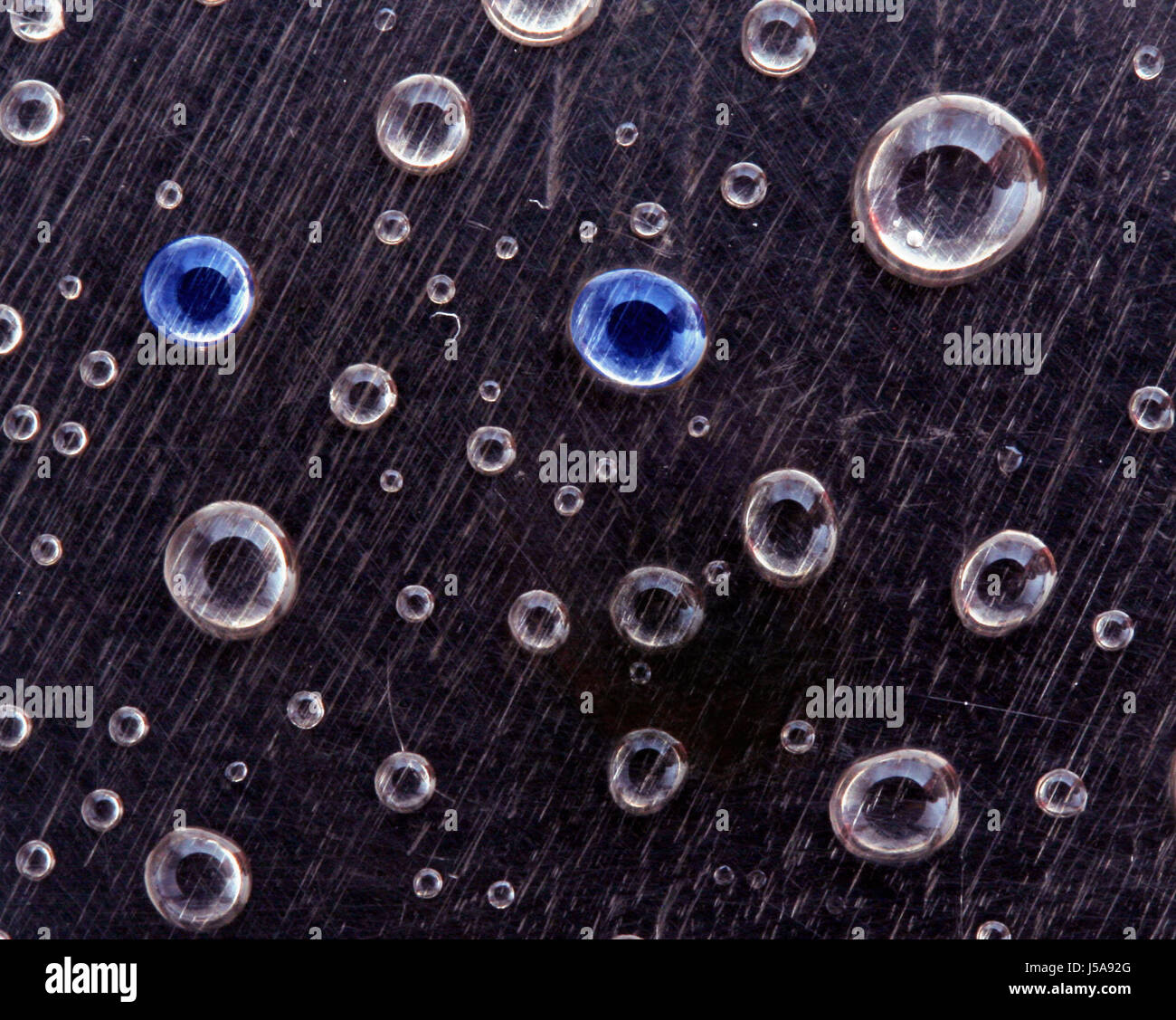 blue raindrop eyes metal idea perspective point of view approach view ...