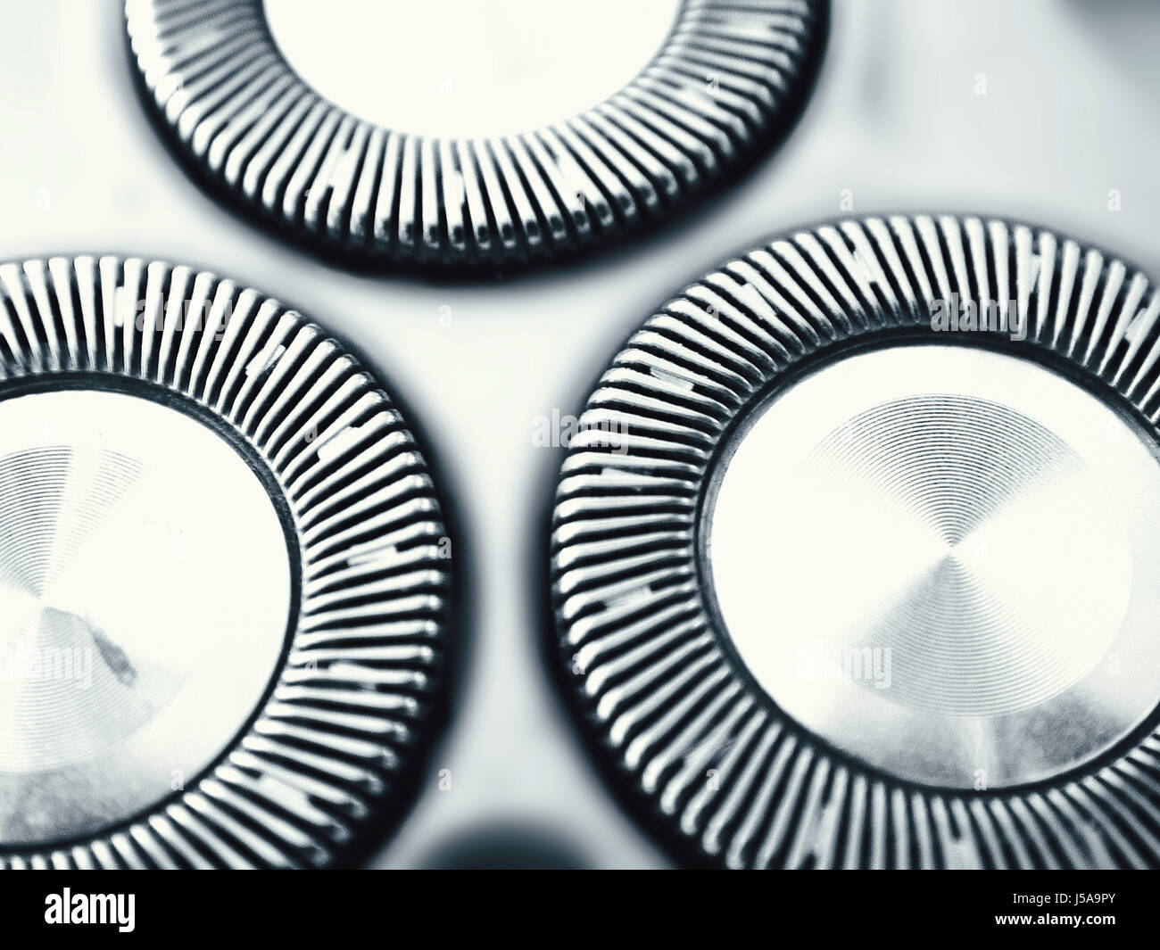 detail metal bright shiny circle smooth circles razor shave shaven ...