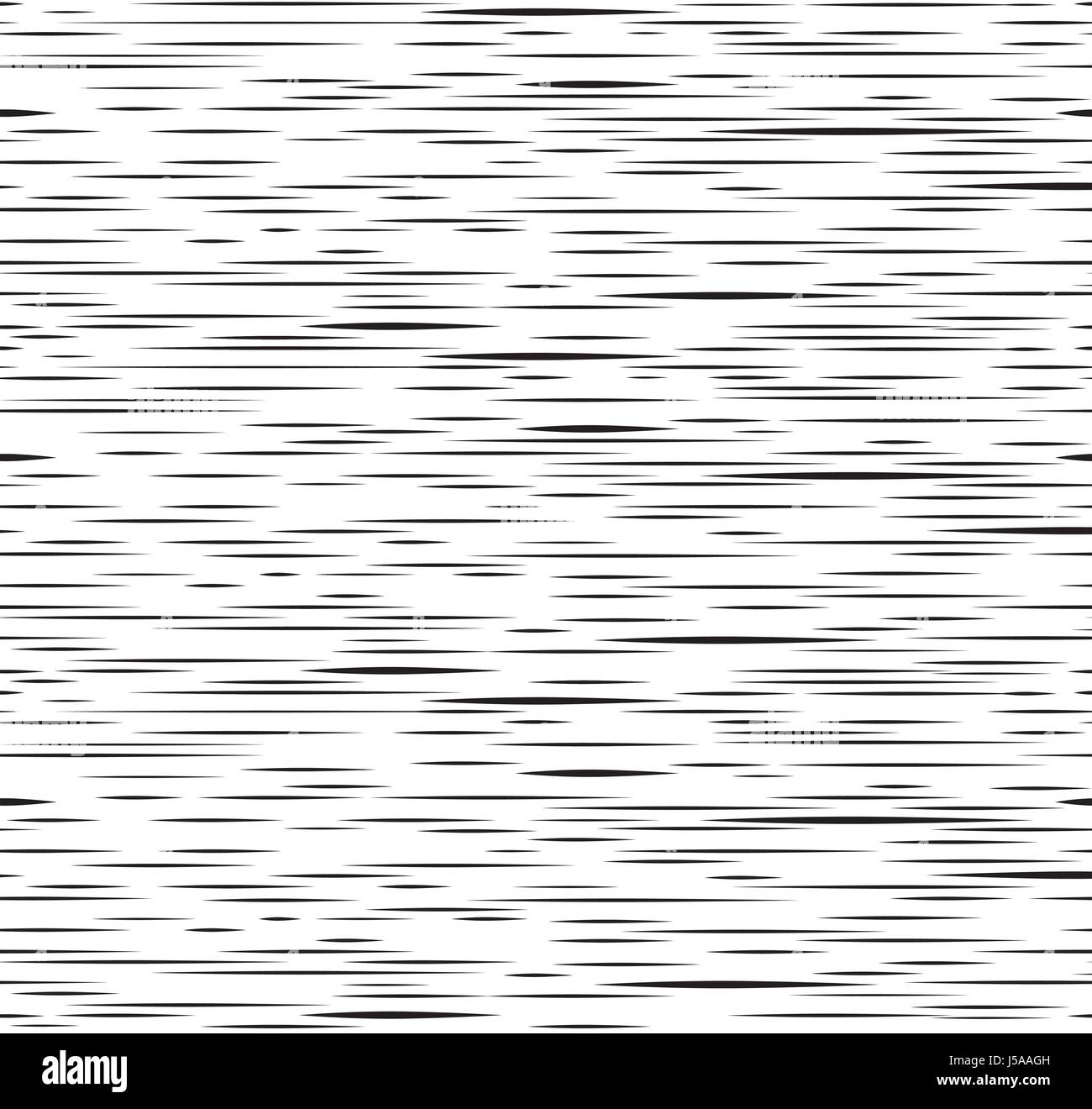 Abstract irregular stripe line seamless pattern. Black and white stripped texture. Ornamental ...