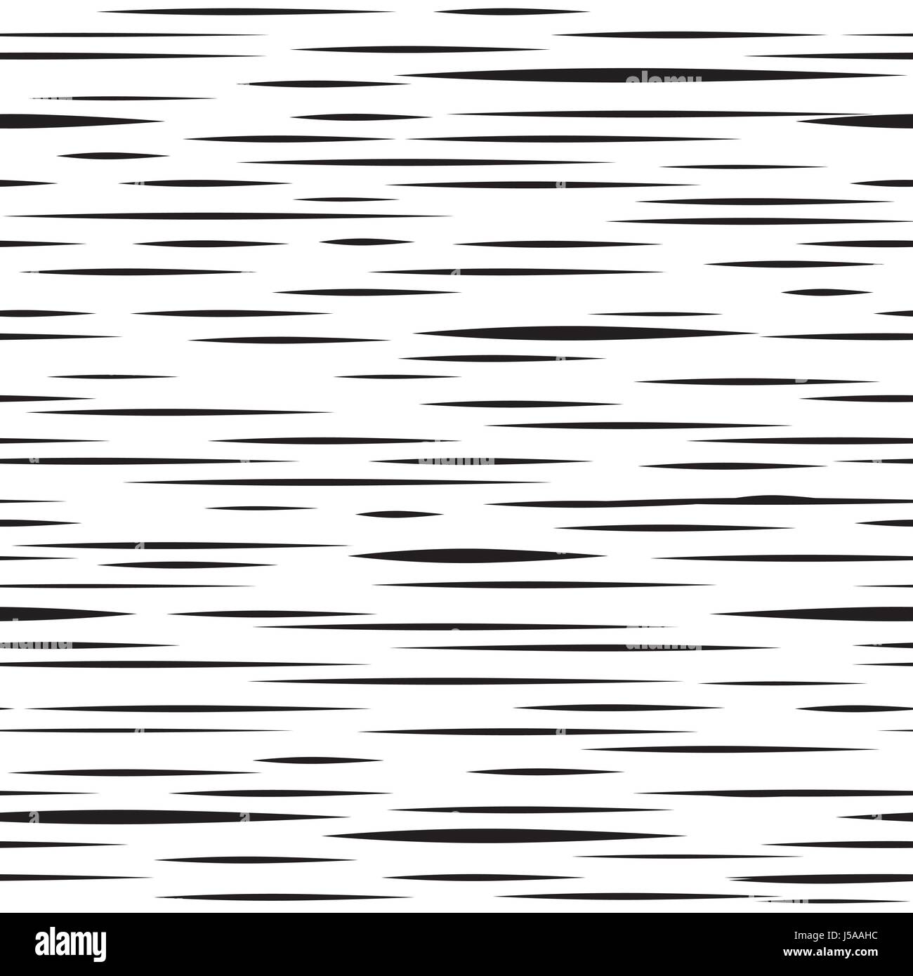 Abstract irregular stripe line seamless pattern. Black and white stripped texture. Ornamental ...