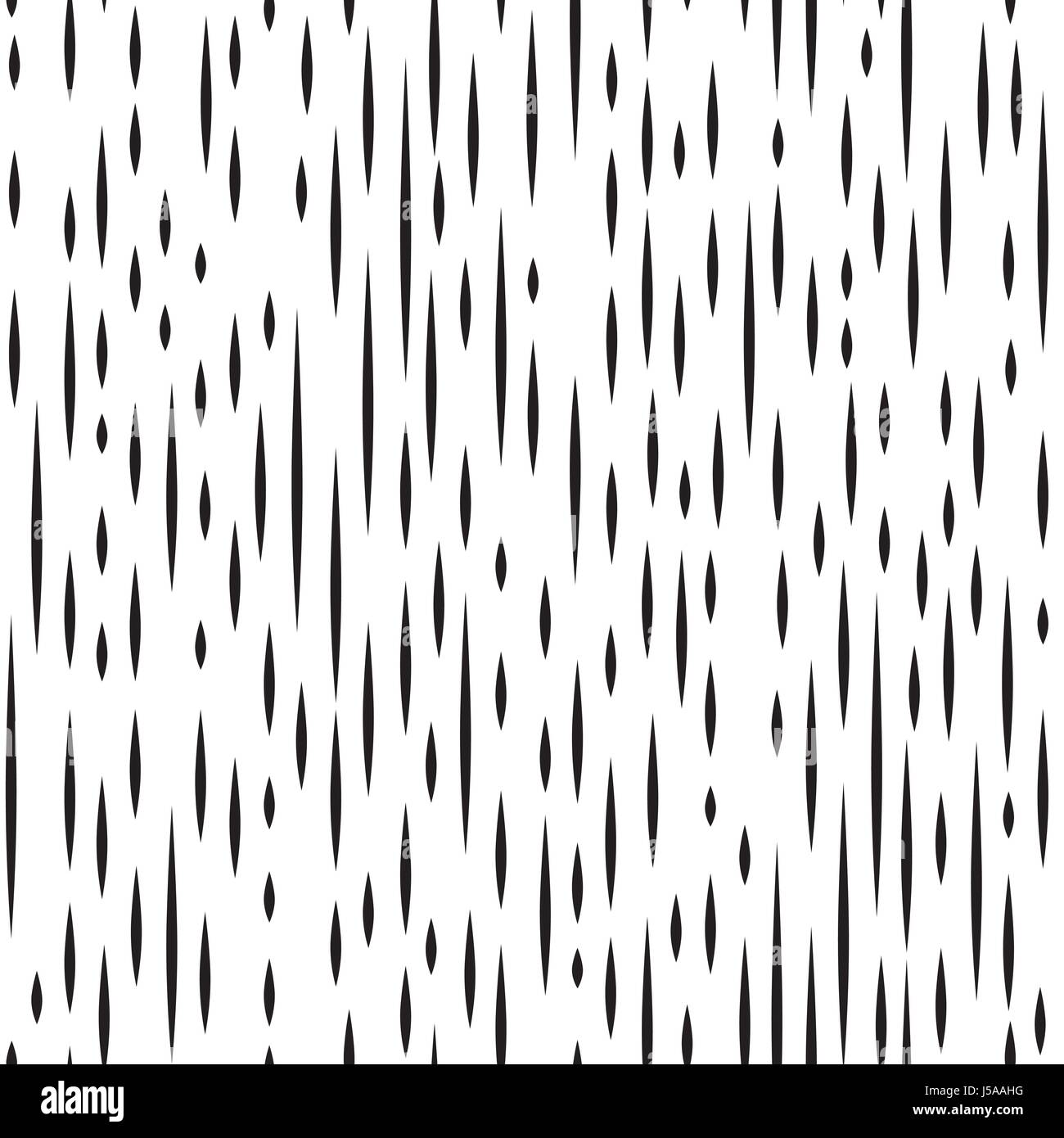 Abstract irregular striped line seamless pattern. Black and white ...