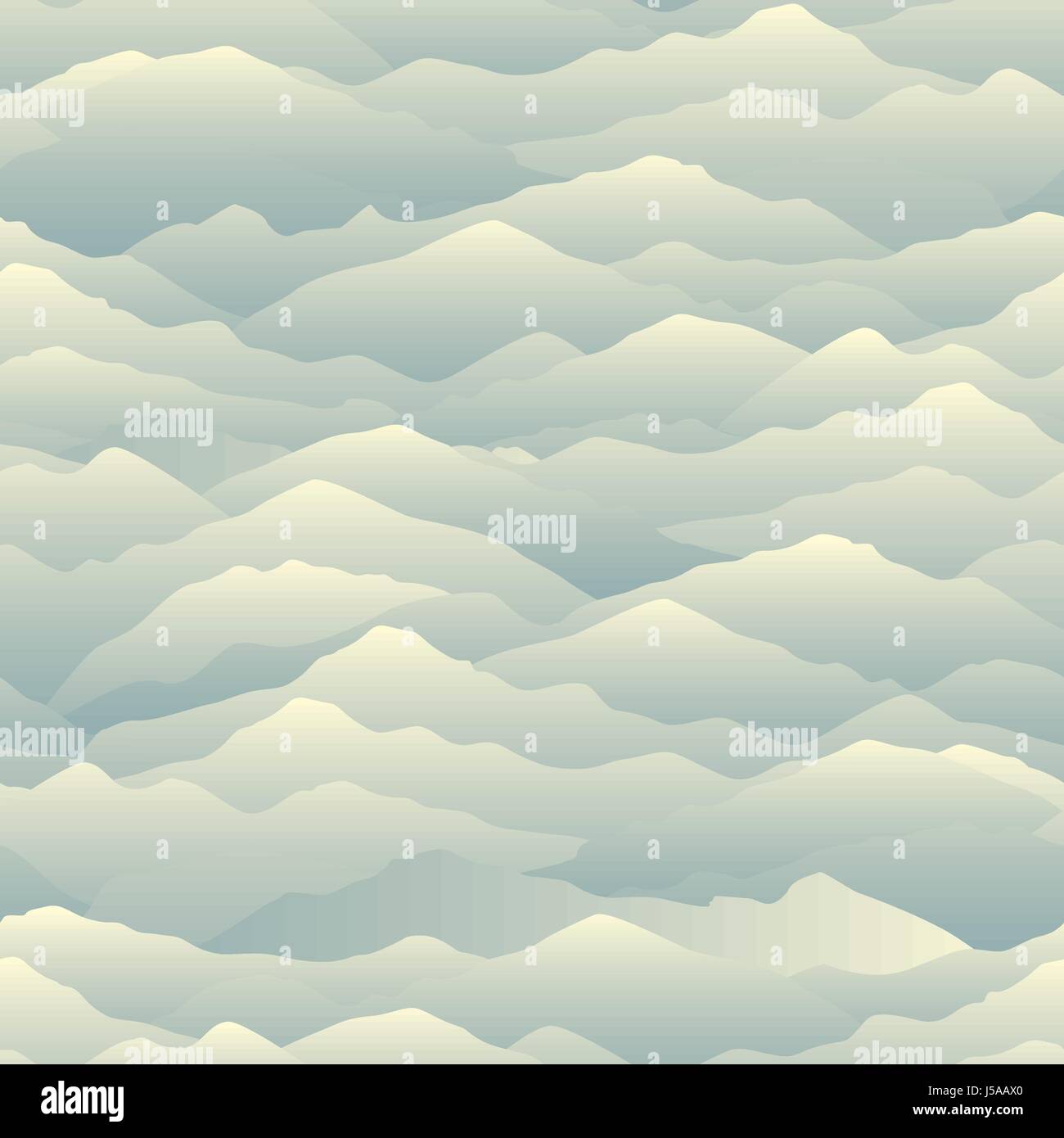 Mountain skyline seamless pattern. Abstract wavy background. Nature ...