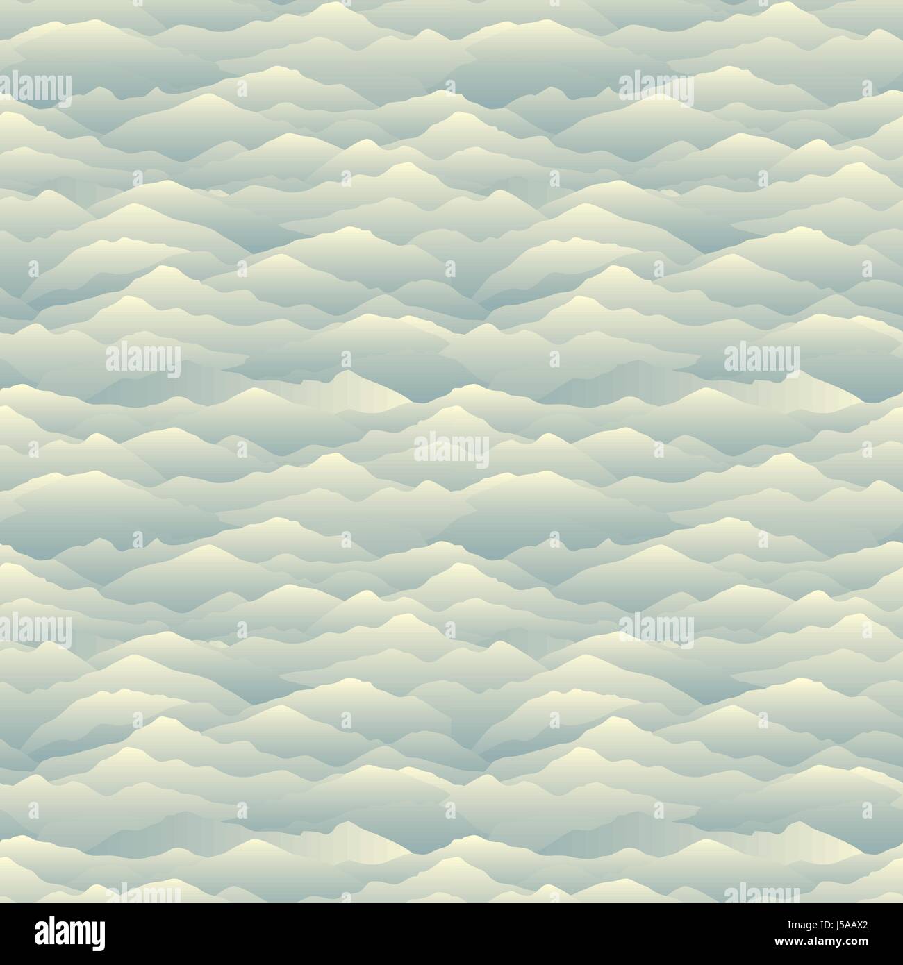 Mountain skyline seamless pattern. Abstract wavy background. Nature ...