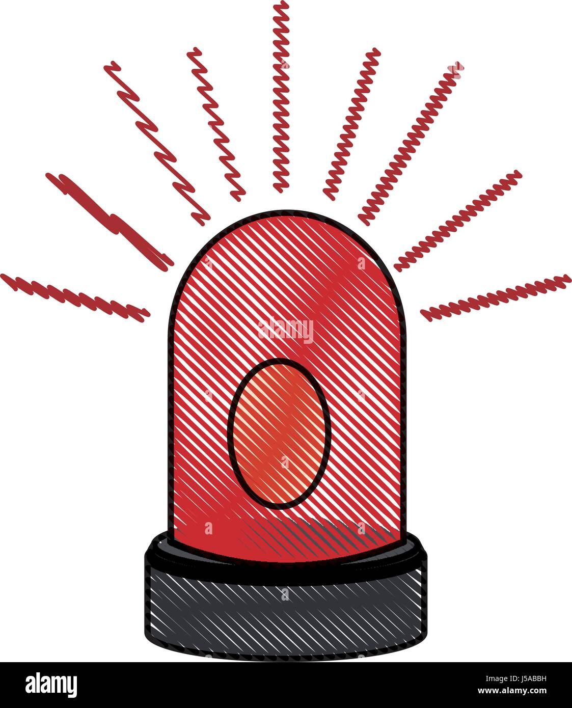 drawing alarm warning technology system virus Stock Vector Image & Art ...