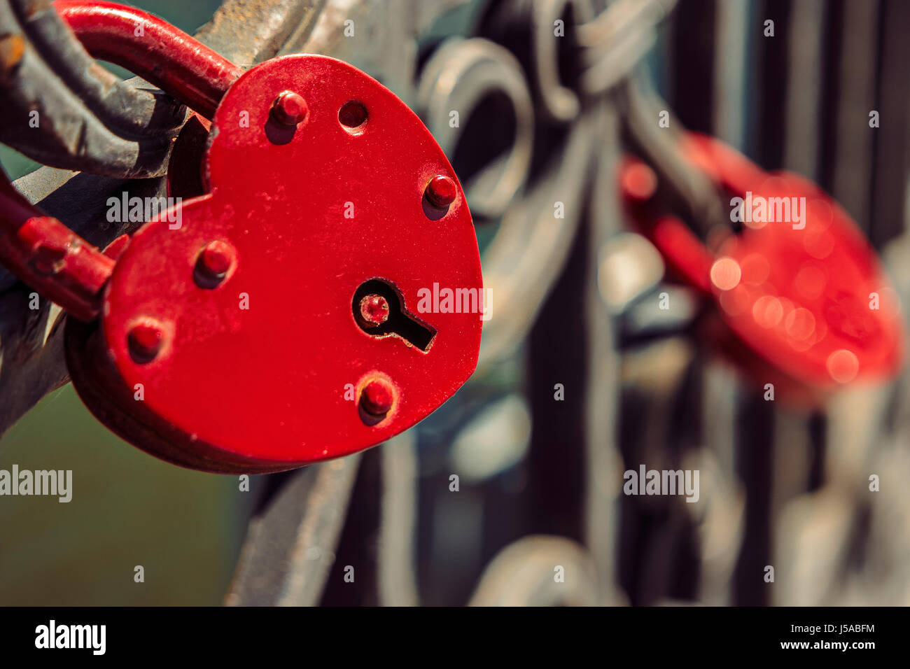 Two Love Locks High Resolution Stock Photography and Images - Alamy