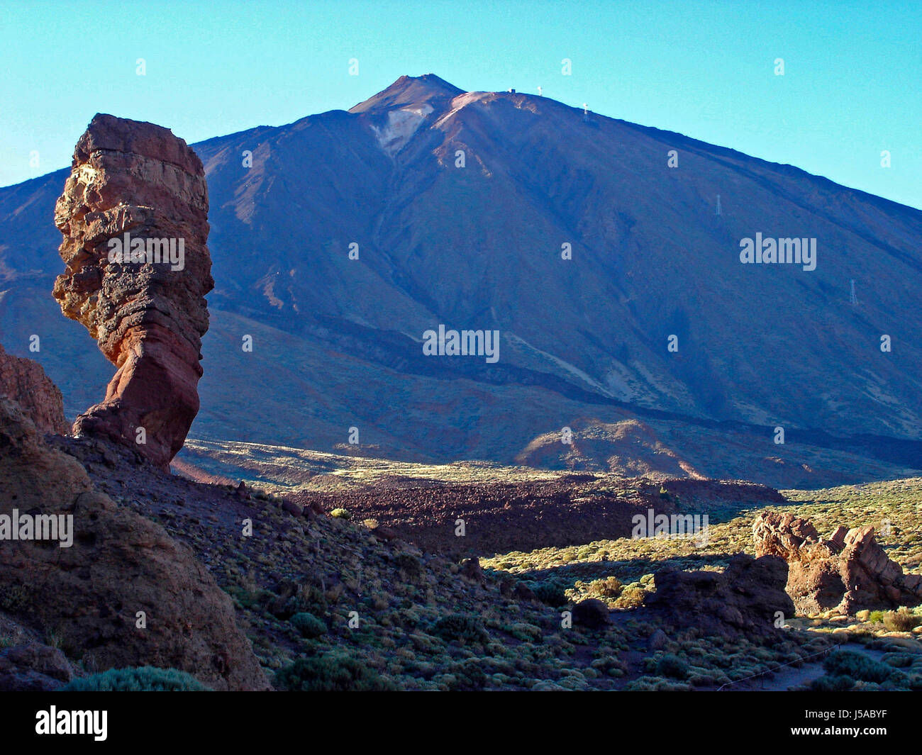 blue national park spain teneriffa vegetation volcanic firmament sky ...