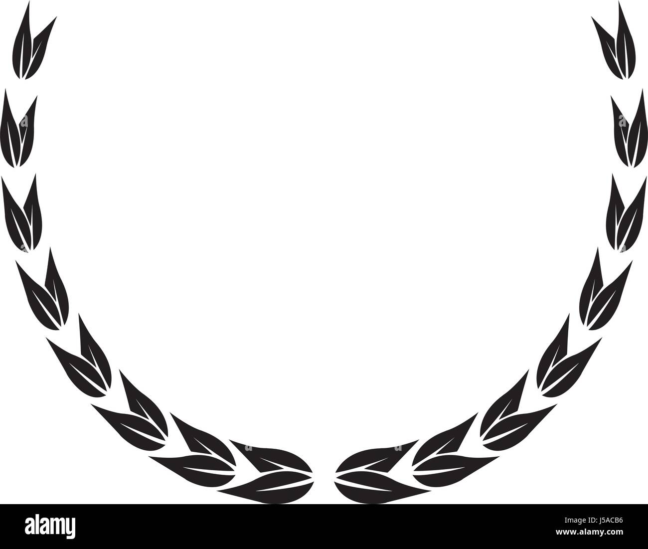 laurel wreath victory decoration leaves Stock Vector Image & Art - Alamy