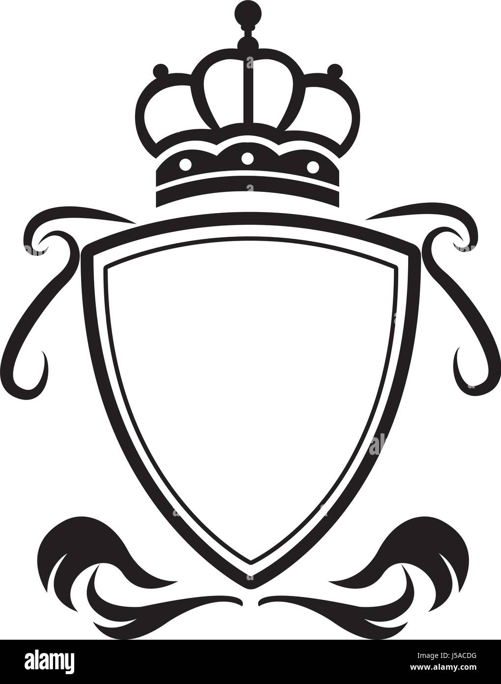 Elegant Royal Frame Crown High Resolution Stock Photography and Images ...