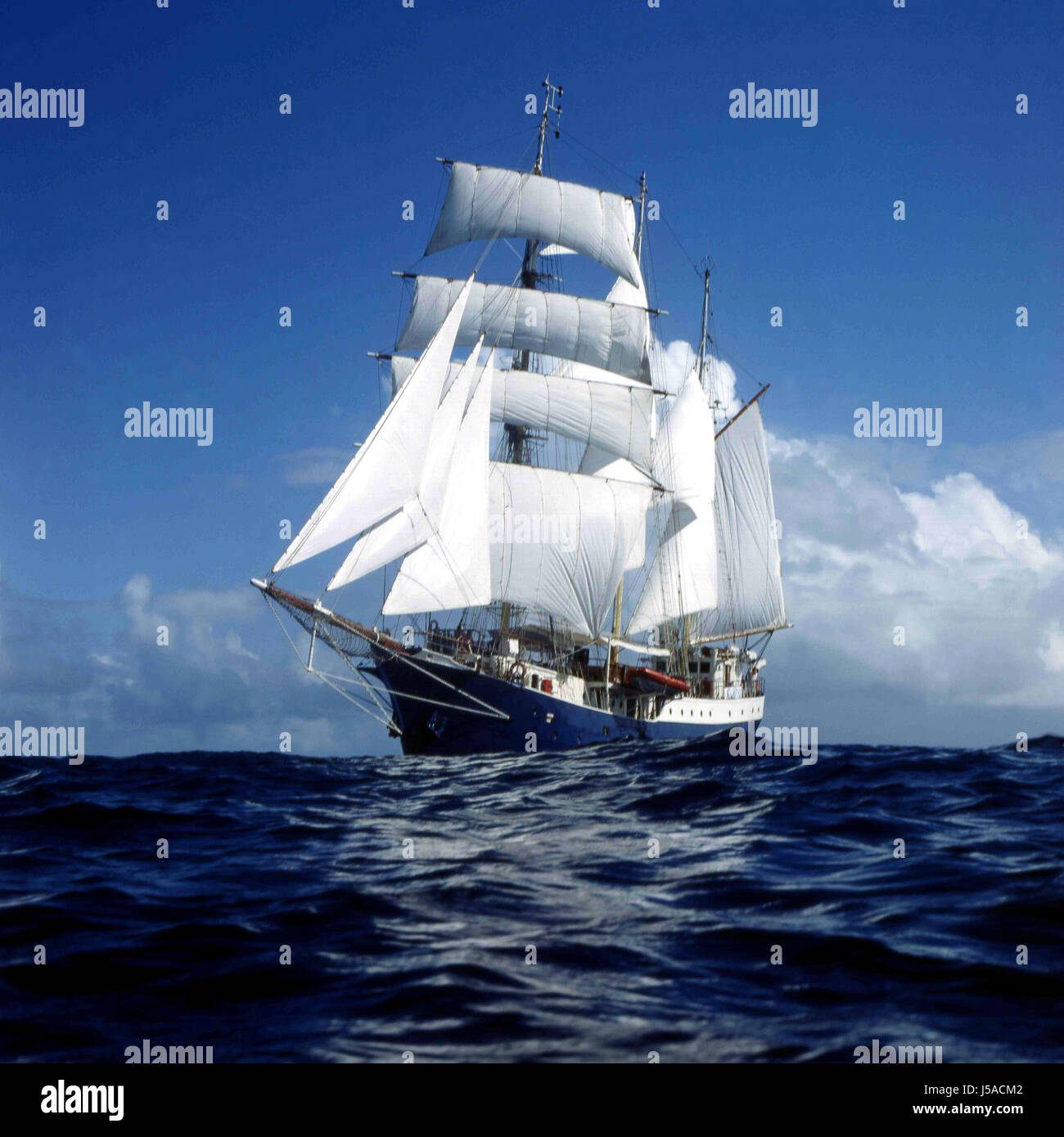 windjammer under full sail Stock Photo - Alamy