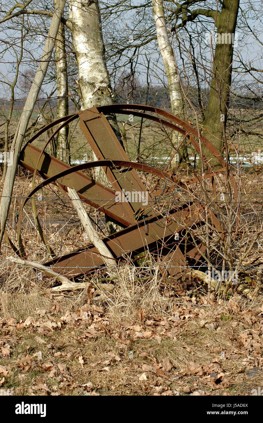 green ailing dirt metal rust trash pollution environmental pollution ...
