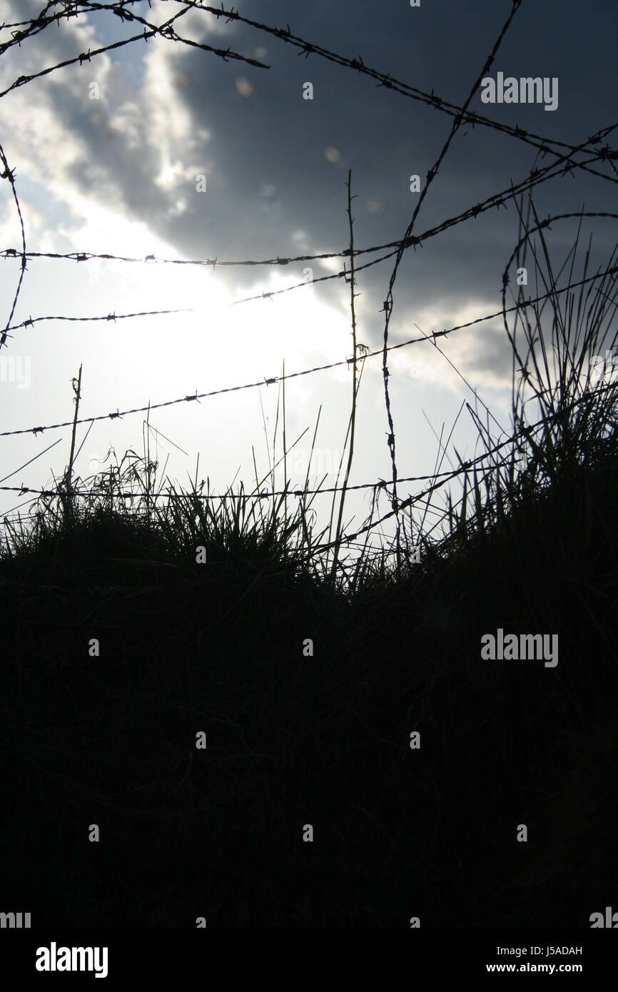 field inaccessible brig jail dramatic thunderstorm thundreous past ...