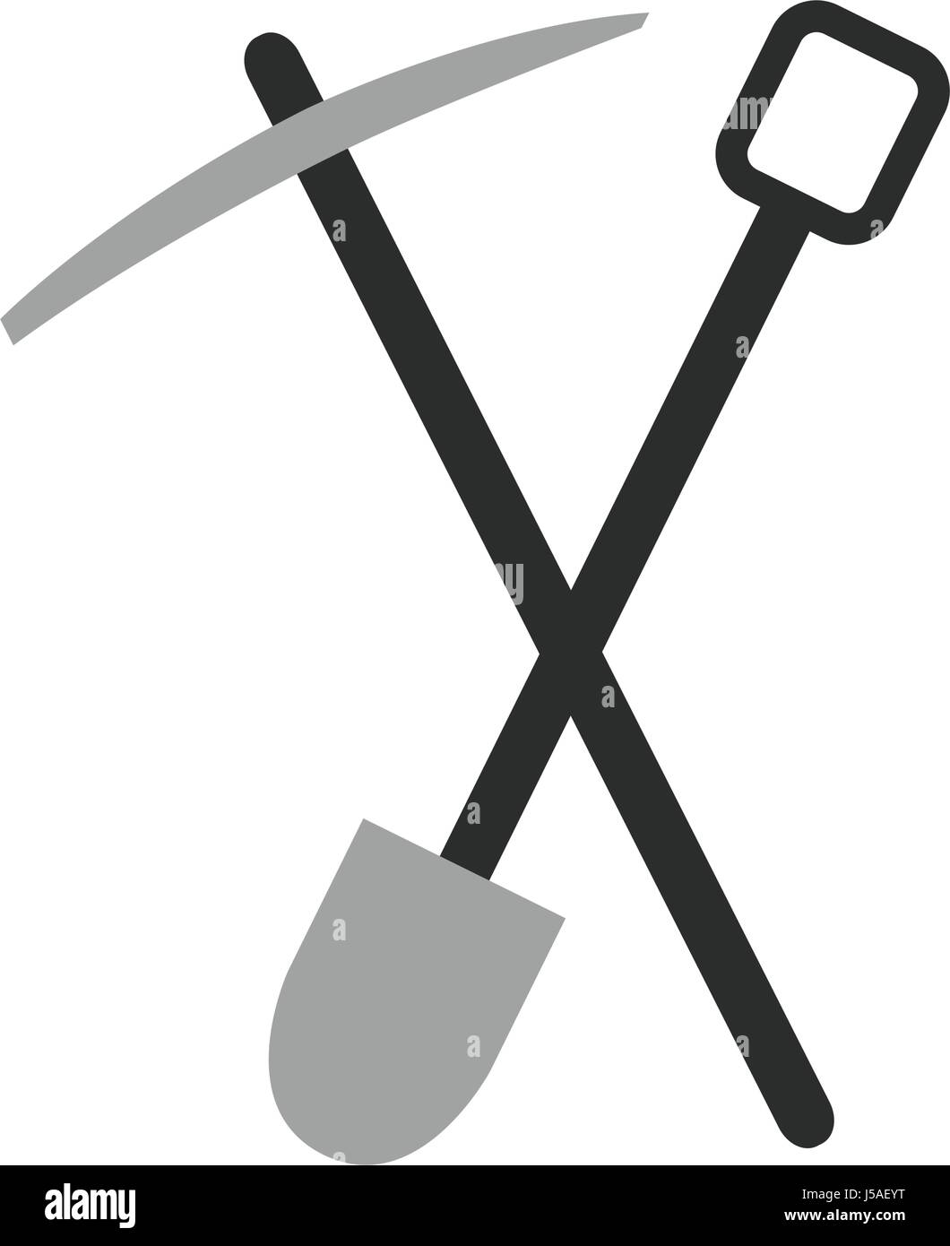 Pickaxe icon and shovel to dig Stock Vector Image & Art - Alamy