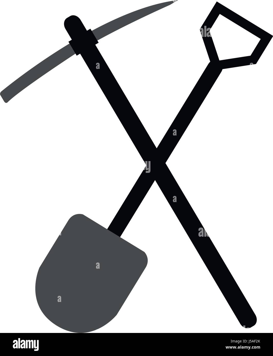 Pickaxe icon simple style Cut Out Stock Images & Pictures - Alamy