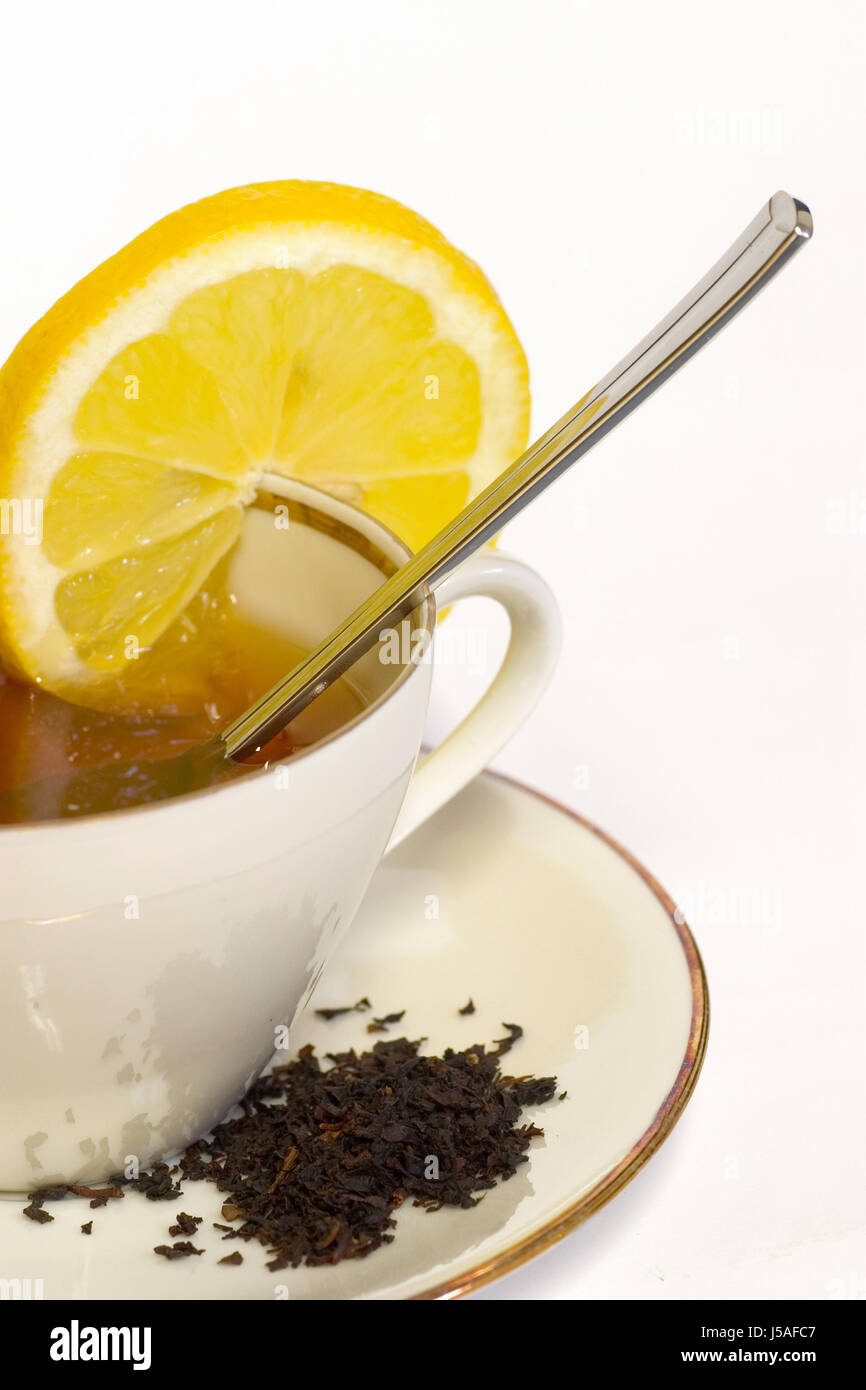 tea with lemon Stock Photo - Alamy