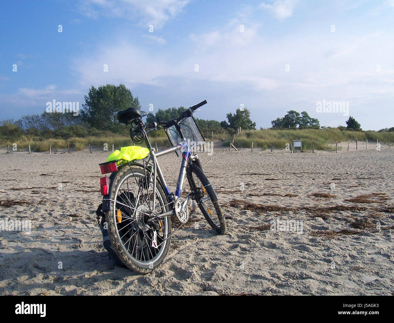 beach seaside the beach seashore mountainbike bike bicycle cycle water ...