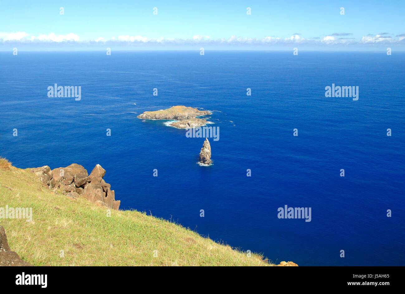 blue rock chile coast easter island salt water sea ocean water isle ...