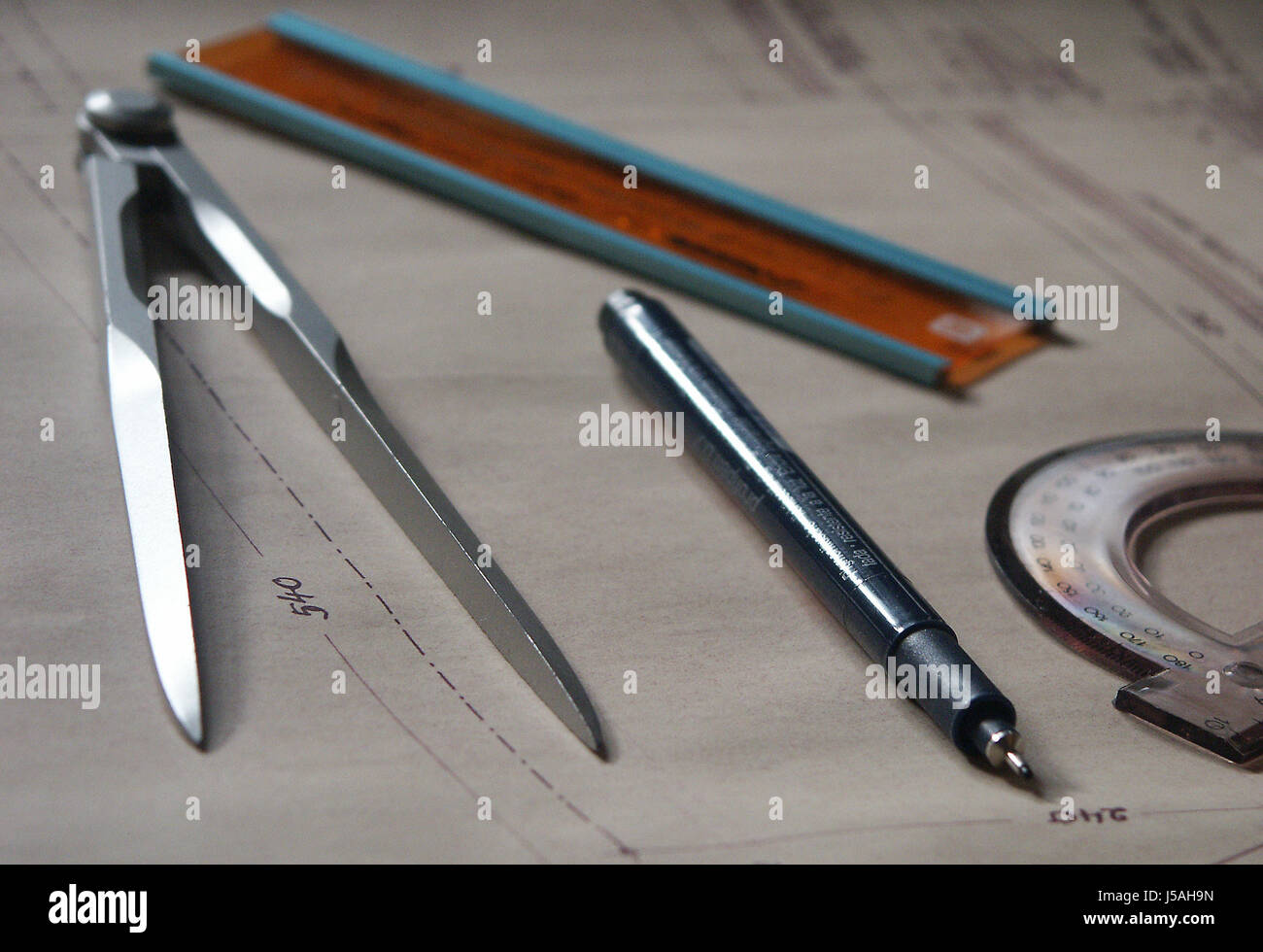 Plan drawing hi-res stock photography and images - Alamy