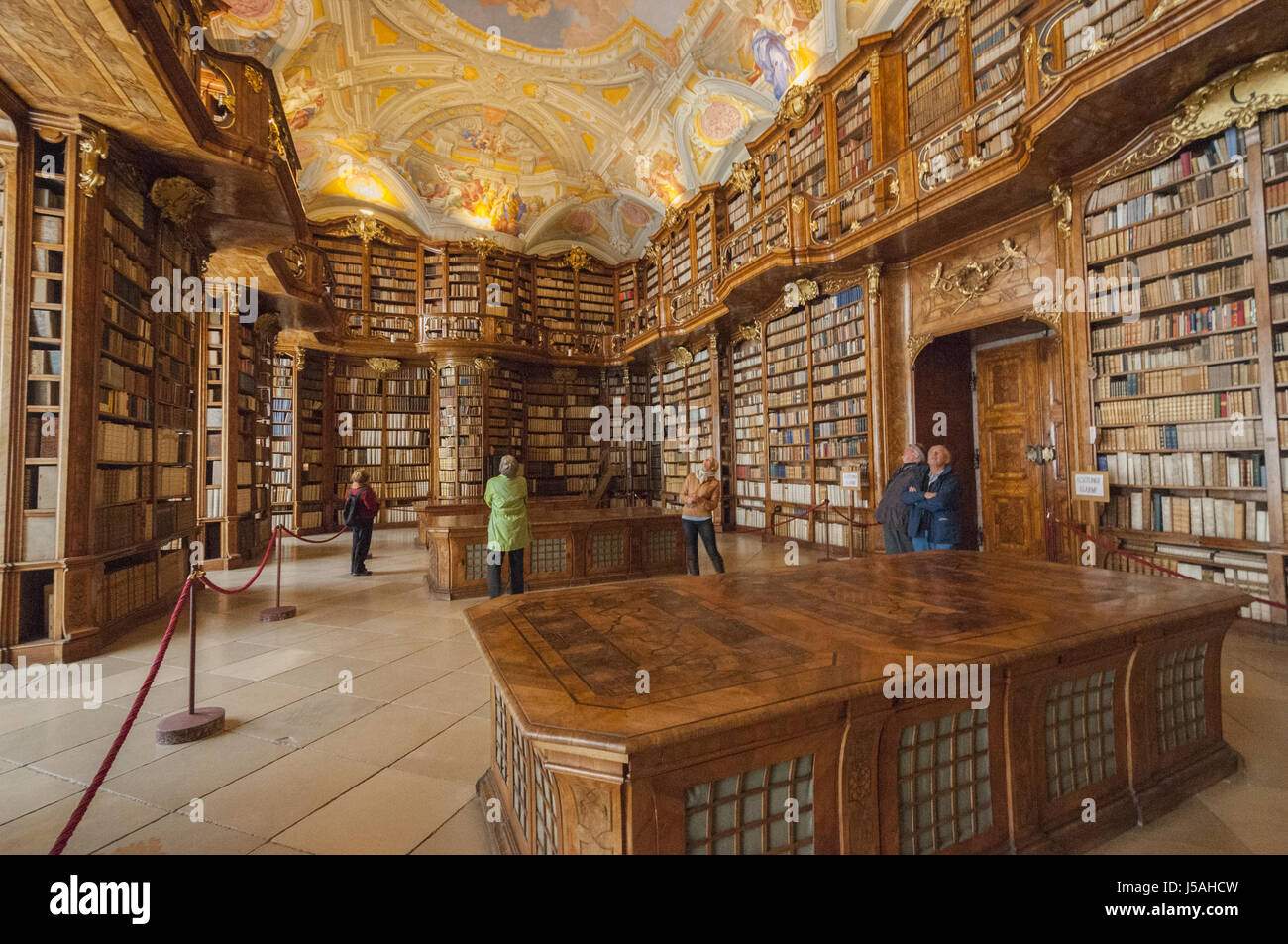 St florian monastery library hi-res stock photography and images - Alamy