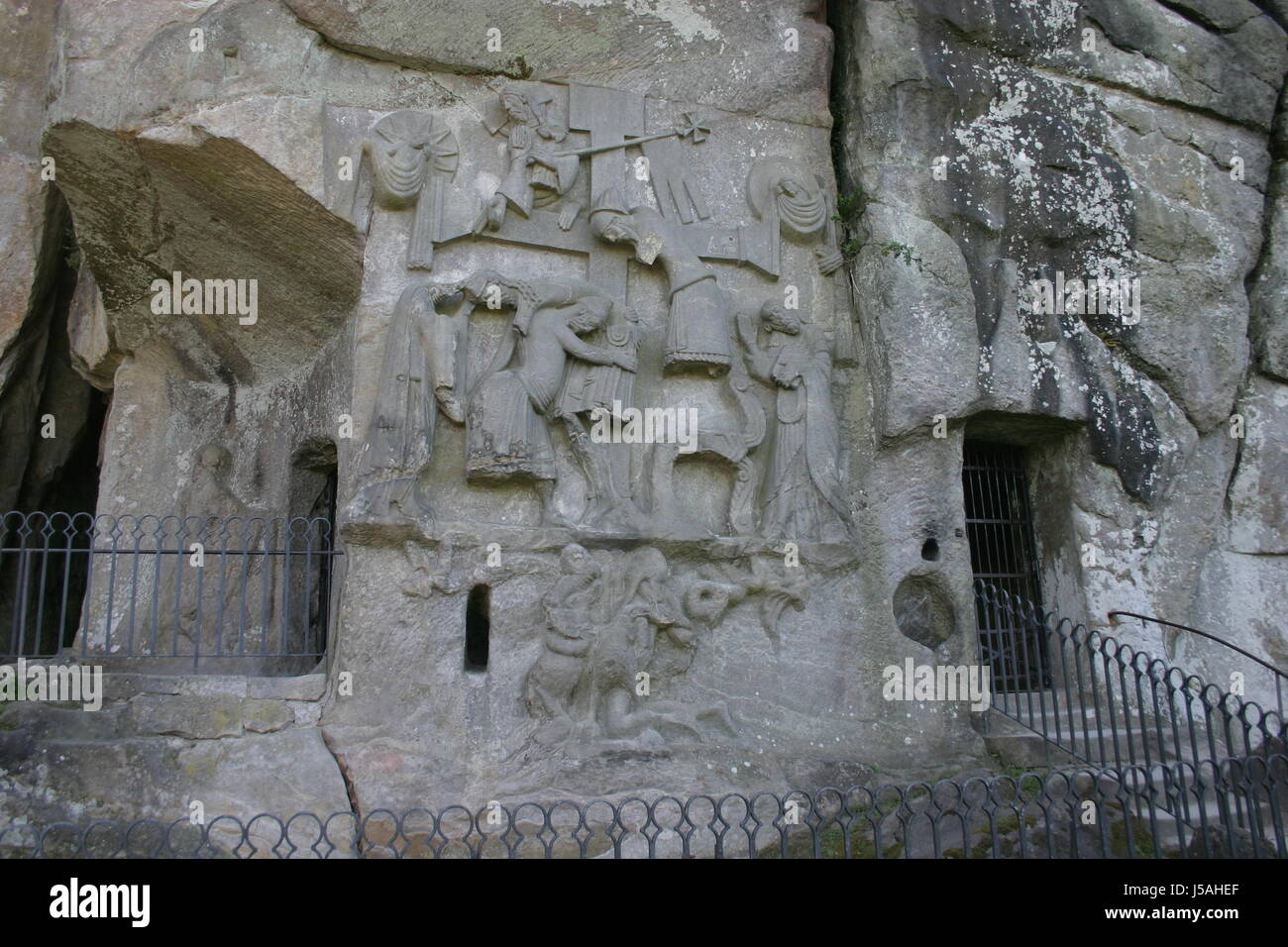 Externsteine relief hi-res stock photography and images - Alamy