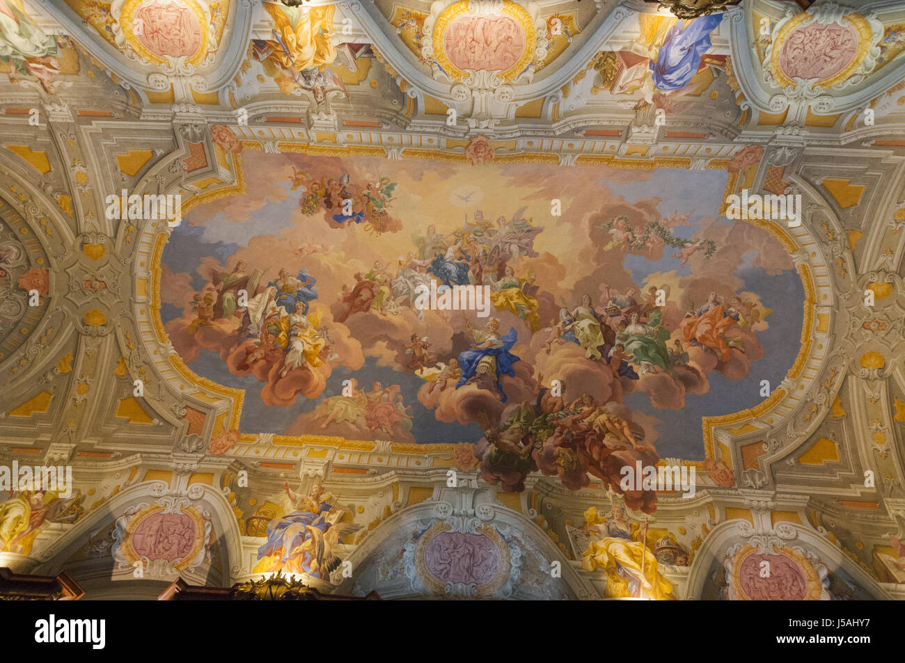 Austria, Sankt Florian, St Florian Monastery, 9th c, Baroque ...