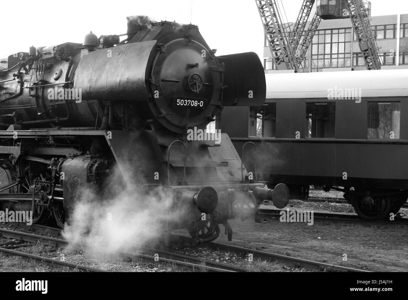 Train fumé Black and White Stock Photos & Images - Alamy